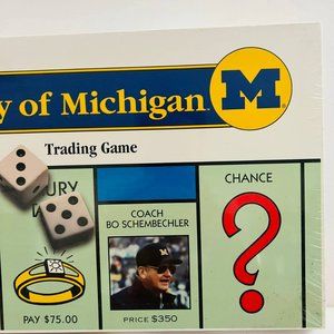 Hasbro | Games | Vintage Monopoly University Of Michigan Authorized ...